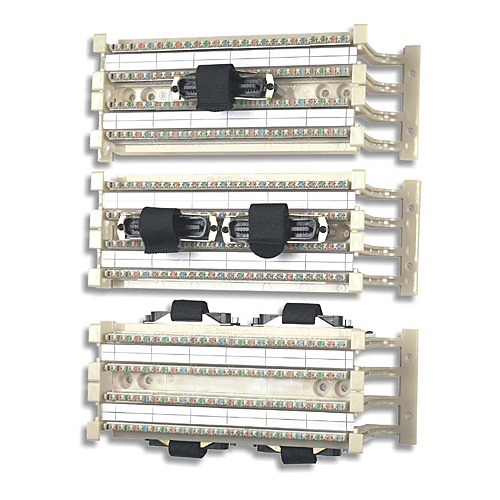 110 Wiring Block, 25 pair, 5 x 4 pair + 1 x 5 pair connecting blocks, 1 ...