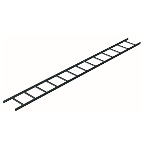 Ladder Rack, 10 Feet Long, 18" Wide, Black - CableLAN