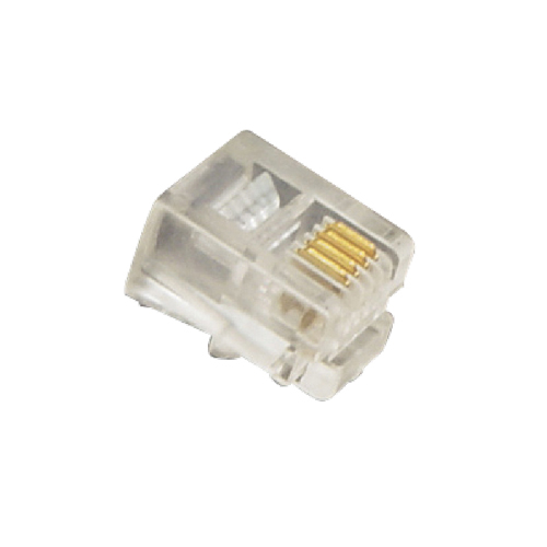 Modular Plugs, 6 position, 4 conductor, bag of 100 - CableLAN