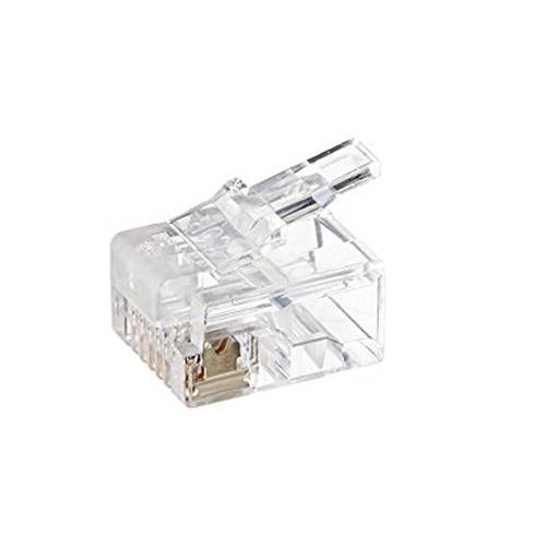 Modular Plug, 6 Position, 6 Conductor, Pack of 100 - CableLAN