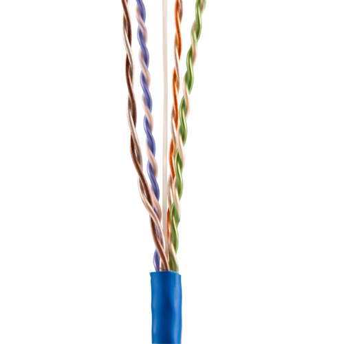 Cable, CAT 6, Premuim Plenum, Blue, 4 Pair, 660 Mhz - CableLAN