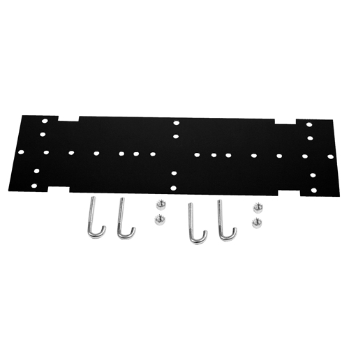 Ladder Rack, Ladder Rack to Relay Rack Mounting Kit, Black - CableLAN