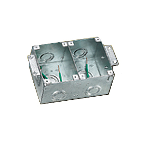 Flush Floor Box, 2-Gang - CableLAN