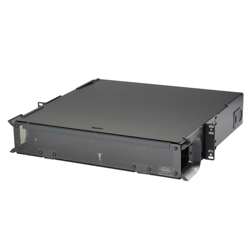 Fiber Optic Enclosure, Rack Mount, 2 U, Unloaded. Accepts 9 FSP Panels ...