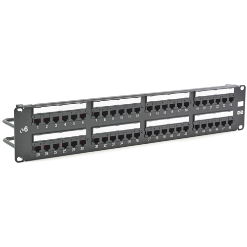 Patch Panel, CAT 6, 48 Port - CableLAN