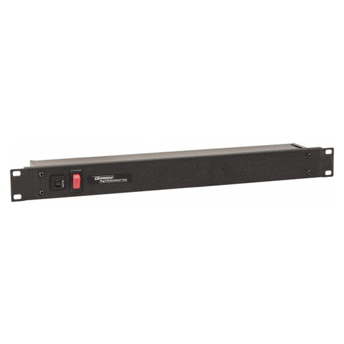 Power Strip, Rack Mount, Hoffman, 15 AMP, 120 volt, 6 Front Outlets ...