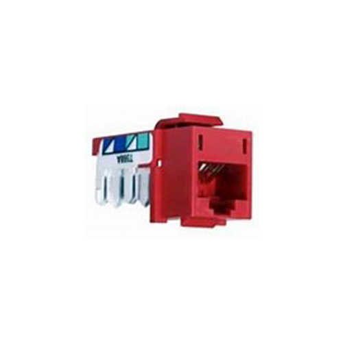 Jack, CAT 6, Red, Xcelerator - CableLAN