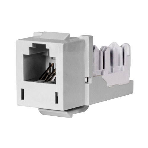 Jack, USOC, White, Xcelerator - CableLAN