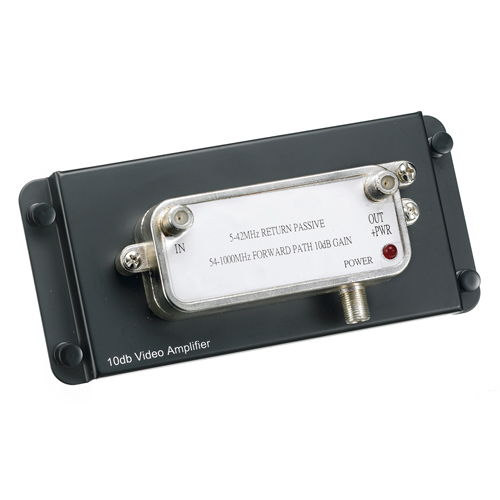 Fixed video amplifier module, 10db, 120 volt rated - CableLAN