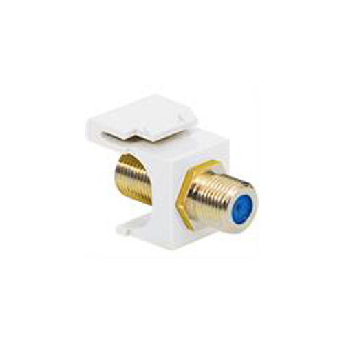 Module, F Type, White, 3 GHZ - CableLAN