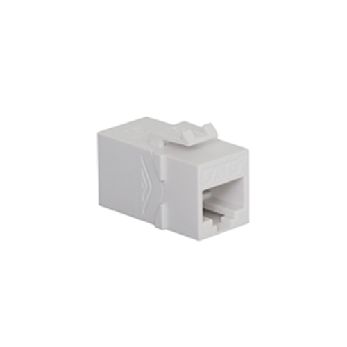 Coupler, Modular, Cat 5e RJ45, keystone, HD Style, White - CableLAN