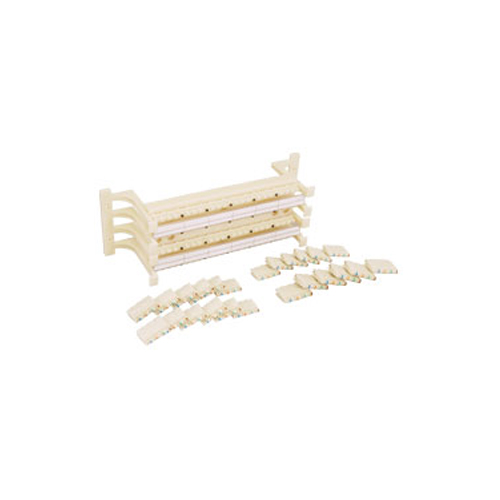 110 Wiring Block, CAT 6, 96 Pair With Feet, Contains 24-C4 Clips - CableLAN