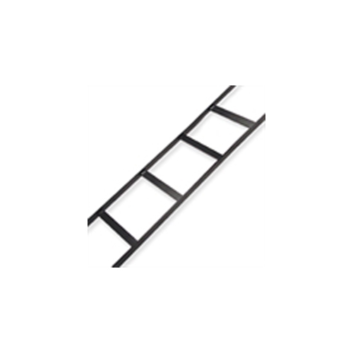 Ladder Rack, 5 Feet Long, 12" Wide, Black - CableLAN
