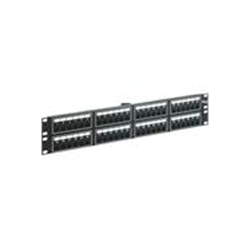 Patch Panel, Rear Telco connectors, 48 Port, 6 Position, 2 Conductor, 1 ...