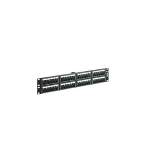 Patch Panel, Telco, 48 Port, 8 Position, 2 Conductor, 1 RMS - CableLAN