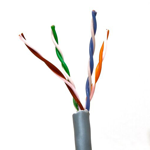 Cable, CAT 5e, PVC, Gray, 4 Pair - CableLAN