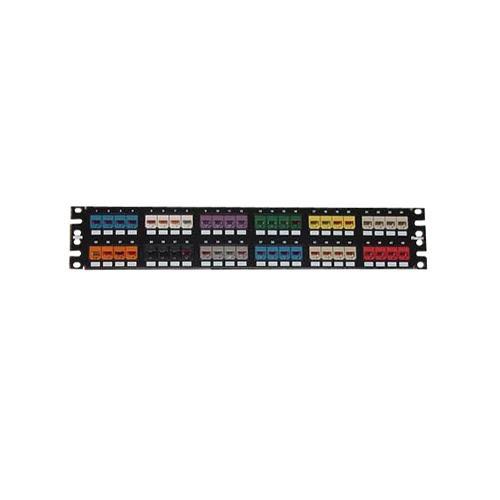 Patch Panel, Unloaded, 48 Port, Mini-Com, Modular, Flush Mount ...
