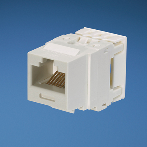 Jack, Cat 6, Elec Ivory - CableLAN