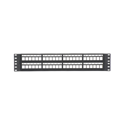 Patch Panel, 48 port, Netkey Blank - CableLAN