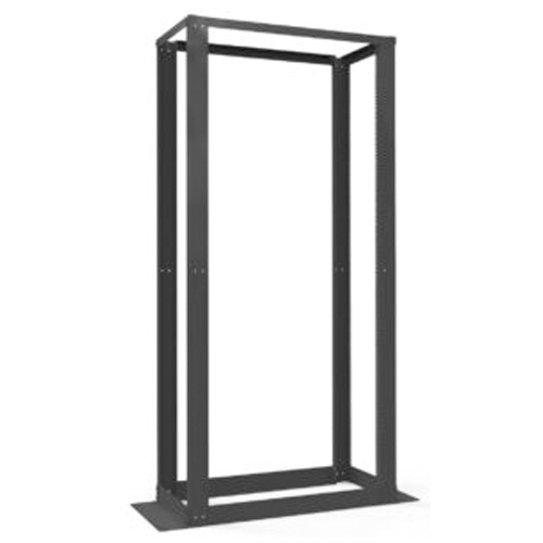Rack, 7 Feet, 4 Post, Black - CableLAN