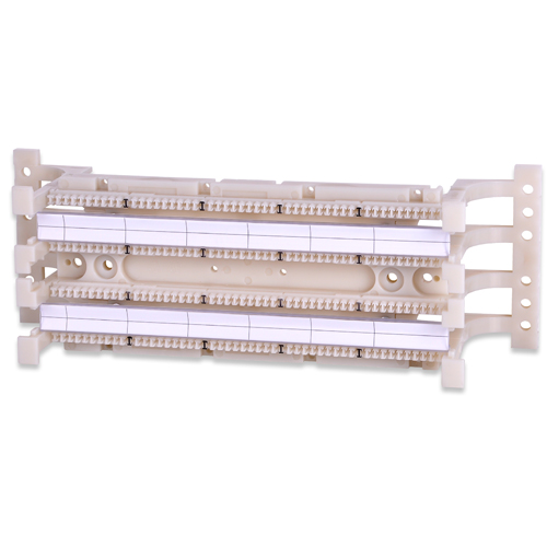 110 Wiring Block, C5e, 100 Pair, 20 x 4 pair, 4 x 5 pair clips - CableLAN
