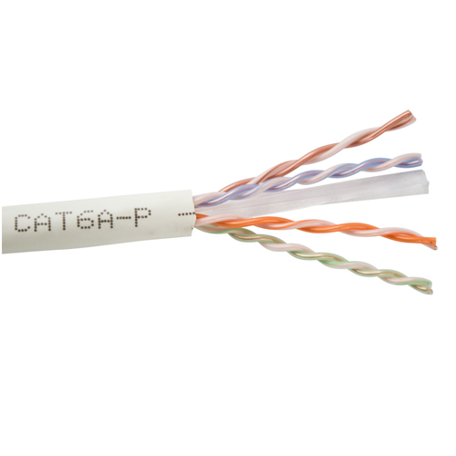 Cable, CAT 6A, Plenum, Gray, Shielded - CableLAN