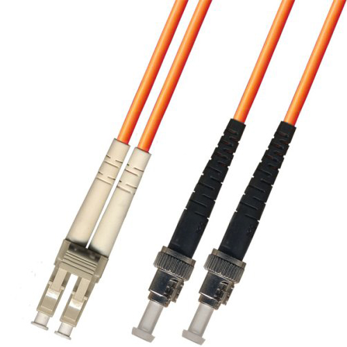 Fiber Optic Assembly, Duplex, blue jacket, 62.5 , LC to ST, 20 Feet ...